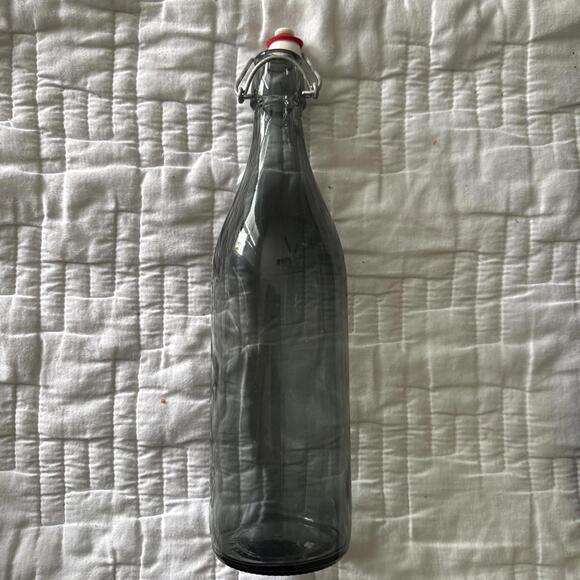 Storage & Organization | Clear 115 Tall Glass Bottle With Swing Top And ...